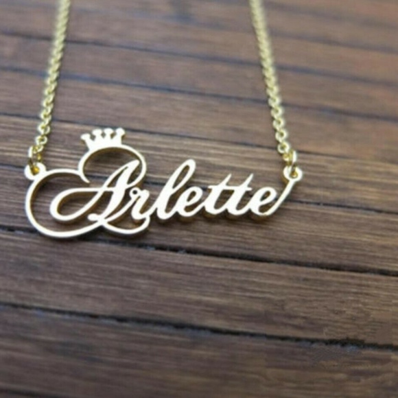 Jewelry | Custom Crown Name Necklace Women Men Jewelry Gift | Poshmark